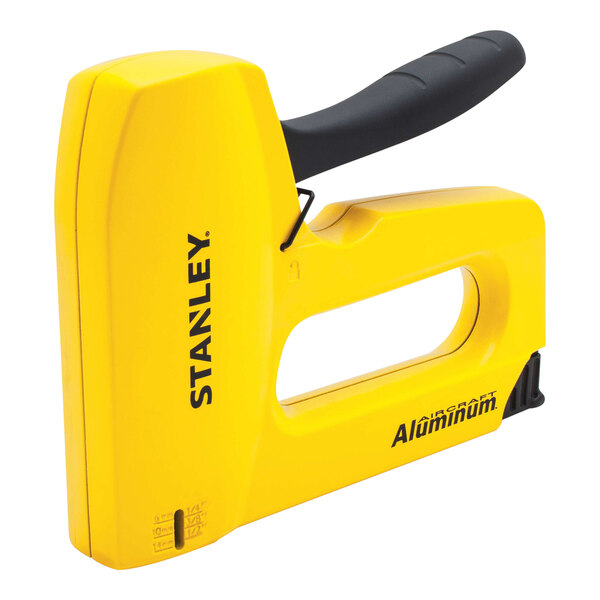Stanley Yellow / Black Aircraft Aluminum Heavy-Duty Manual Staple Gun