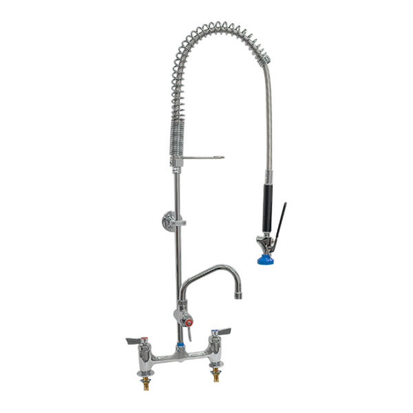 Fisher 34220 Deck-Mount Pre-Rinse Faucet with 12" Wall Bracket, 16 ...