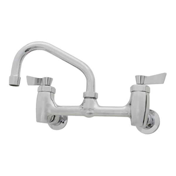 Fisher 13230 Backsplash-Mount Faucet with Full-Flow Aerator, 6" Swing ...