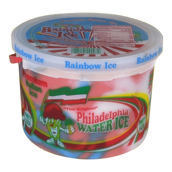 Philadelphia Water Ice Red, White, and Blue Italian Ice 1 Gallon