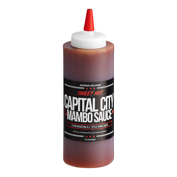 Capital City Sweet Hot Mambo Sauce 12 oz. Bottle