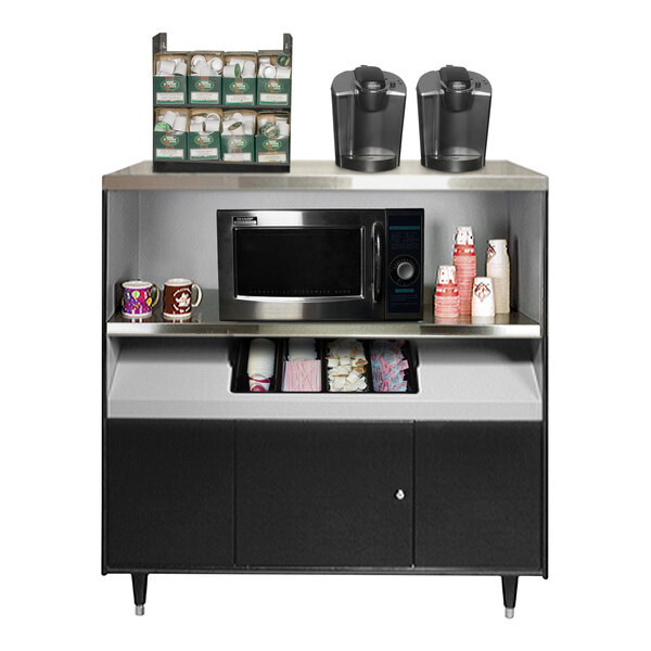 All State Manufacturing 49" x 23 1/4" x 48" Condiment Stand with Double ...