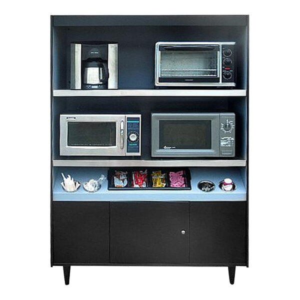 All State Manufacturing 49" x 23 1/4" x 72" Condiment Stand with Double ...