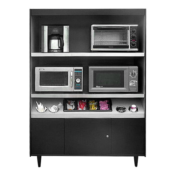 All State Manufacturing 49" x 23 1/4" x 72" Condiment Stand with Double ...