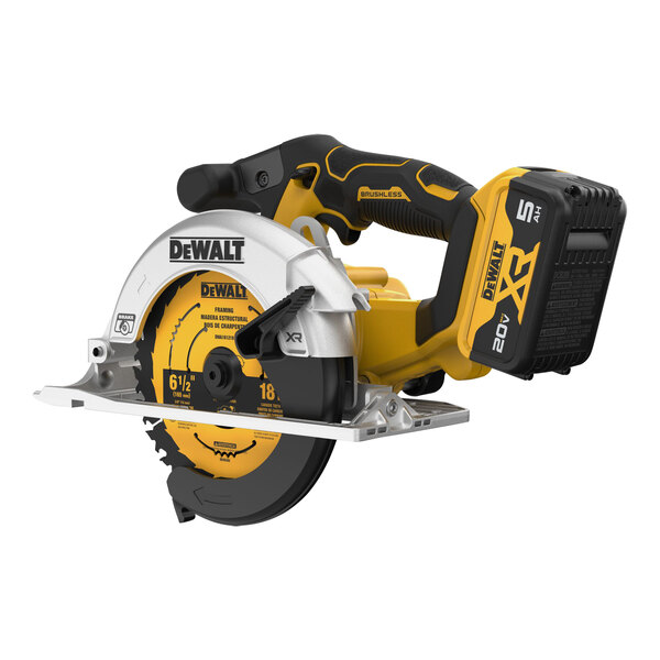DeWalt 20V MAX XR 6 1/2" Cordless Brushless Circular Saw Kit with ...