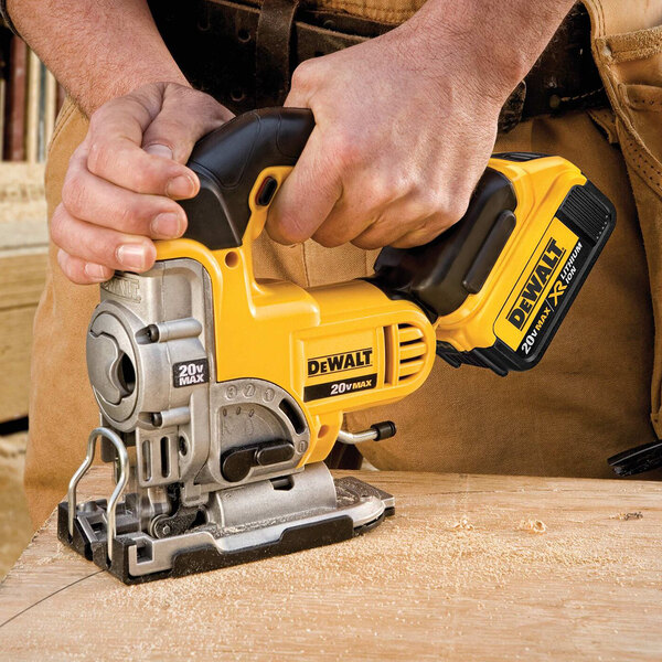 DeWalt 20V MAX Cordless Variable-Speed Orbital-Action Jigsaw Kit with ...