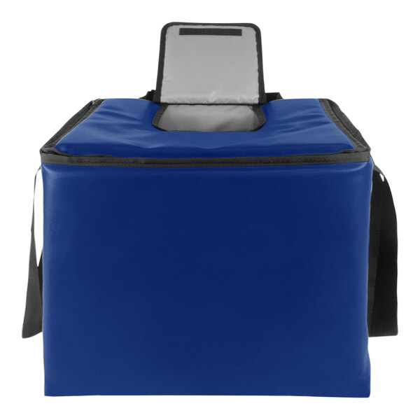Sterno Customizable 15 1/2" x 15 1/2" x 14" Royal Blue Vinyl Insulated ...
