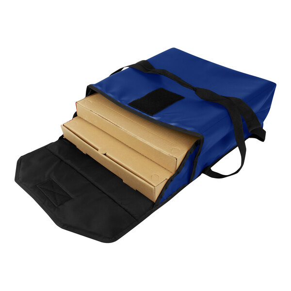 Sterno Customizable 19" x 19" x 7" Large Royal Blue Vinyl Insulated ...