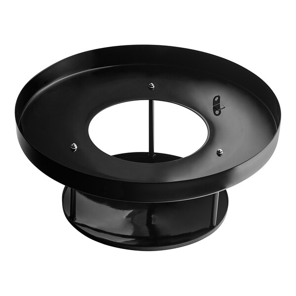 Lancaster Table & Seating Black Round Rain Bonnet Lid for 36 Gallon ...