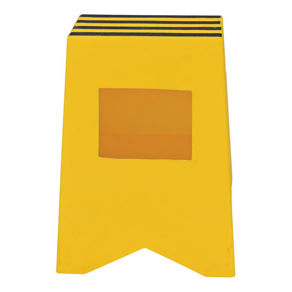 Vestil Yellow Polyethylene Three-Step Step Stool VST-3-Y - 500 lb. Capacity