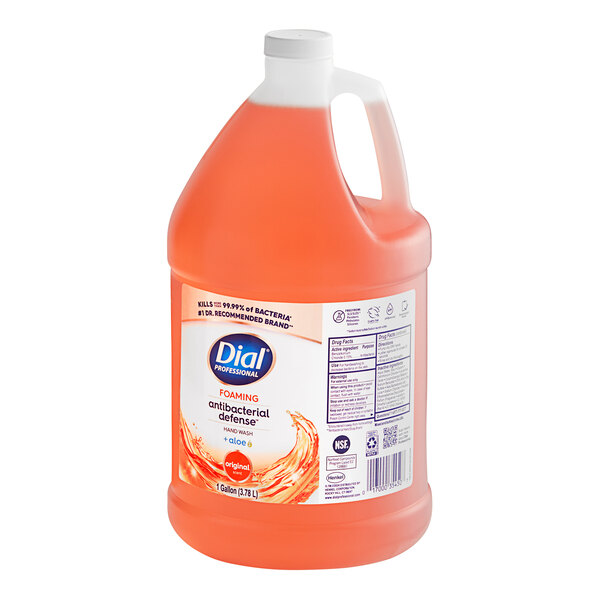 Dial Antibacterial Defense DIA35452 1 Gallon Original Foaming Hand Wash ...