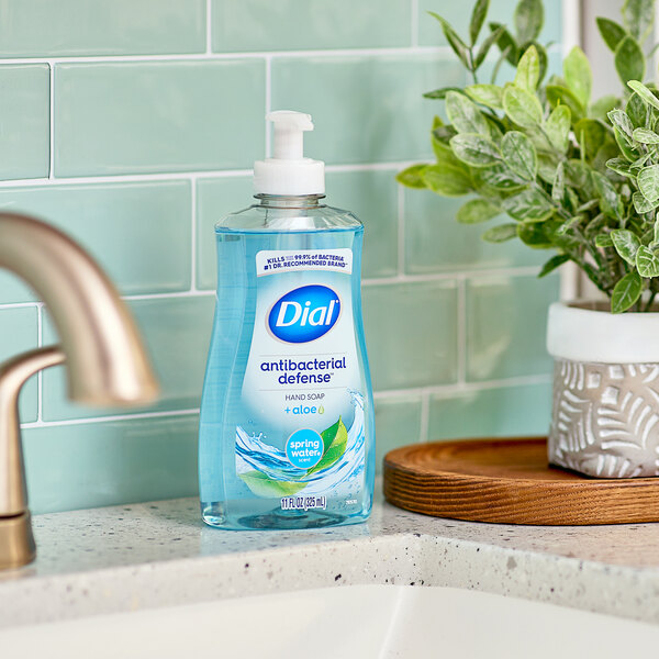 Dial Antibacterial Defense DIA20952 11 fl. oz. Spring Water Liquid Hand ...