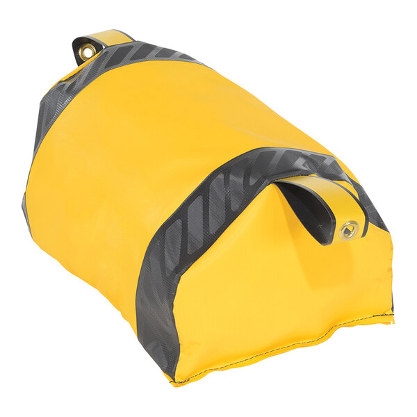 Vestil 18" Yellow Vinyl Dock Seal Draft Blocker DRAFT-18-YL