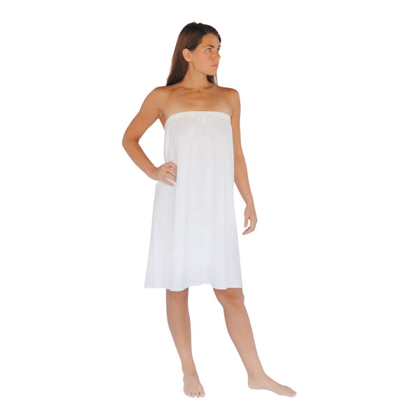 Telegraph Hill White Single Layer Spa Wrap