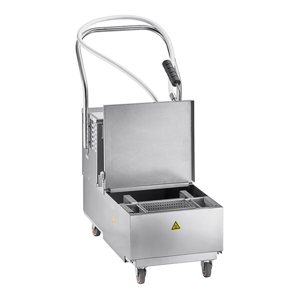 Fryclone 85 lb. Low-Profile Portable Fryer Oil Filter Machine with 2 ...