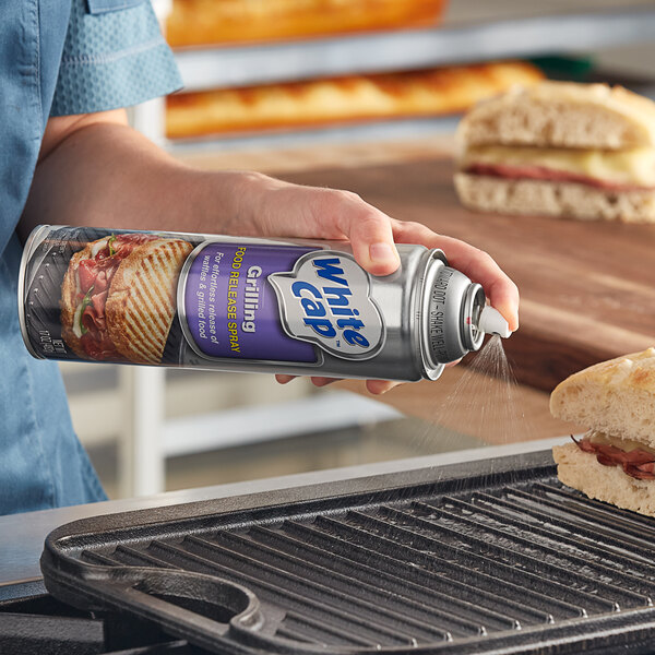 White Cap Grill Release Spray 17 oz. - 6/Case