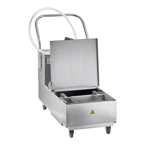 Fryclone 115 lb. Low-Profile Portable Fryer Oil Filter Machine with 2 ...