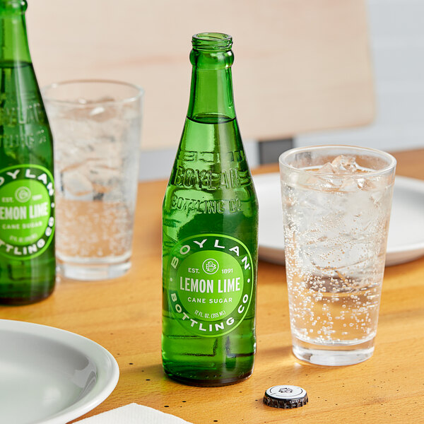 Boylan Bottling Co. Lemon Lime Soda 12 fl. oz. - 24/Case