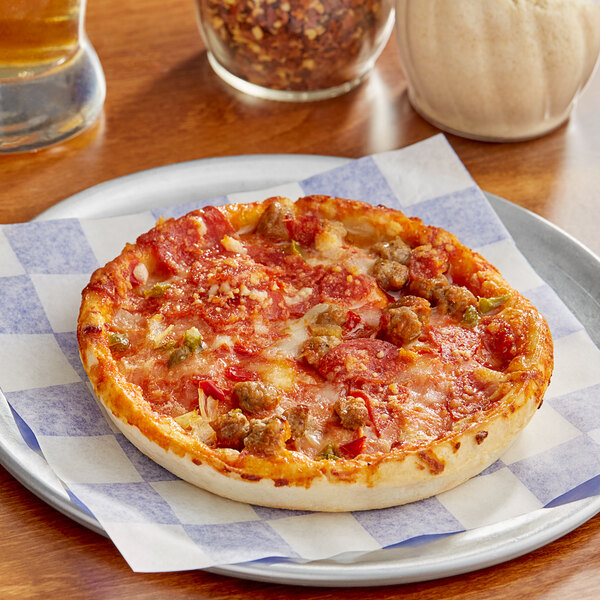 Tony's Individually Wrapped Deep Dish Supreme Pizza 5" - 24/Case