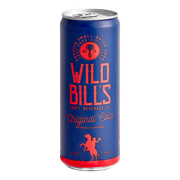 Wild Bill's Craft Beverage Co. Original Cola Soda 12 fl. oz. - 12/Case