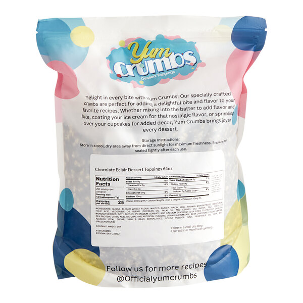 Yum Crumbs Chocolate Eclair Crumb Topping 4 lb.