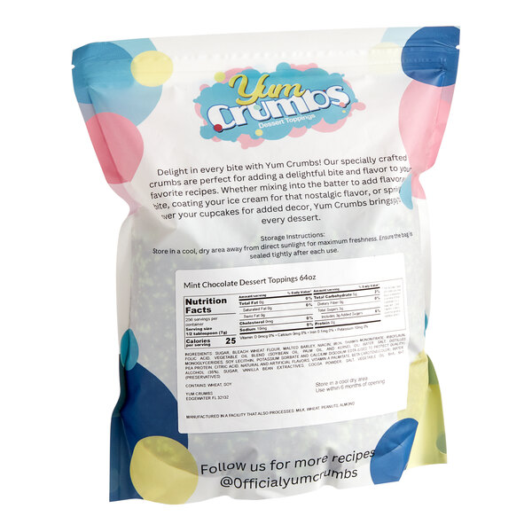 Yum Crumbs Mint Chocolate Crumb Topping 4 lb.