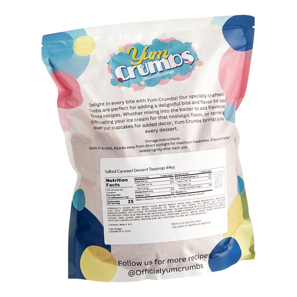 Yum Crumbs Salted Caramel Crumb Topping 4 lb.