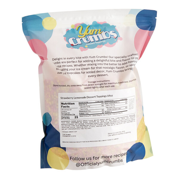 Yum Crumbs Strawberry Lemonade Crumb Topping 4 lb.