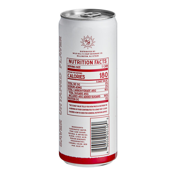 Wild Bill's Craft Beverage Co. Black Cherry Soda 12 fl. oz. - 12/Case