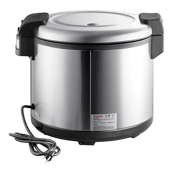 Galaxy 60 Cup (30 Cup Raw) Electric Rice Cooker / Warmer - 120V, 1550W