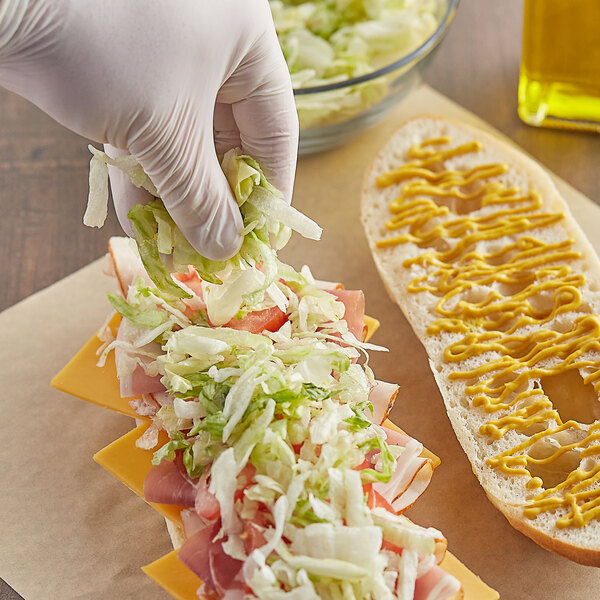 Fresh 1/4" Shredded Lettuce 5 lb. - 4/Case