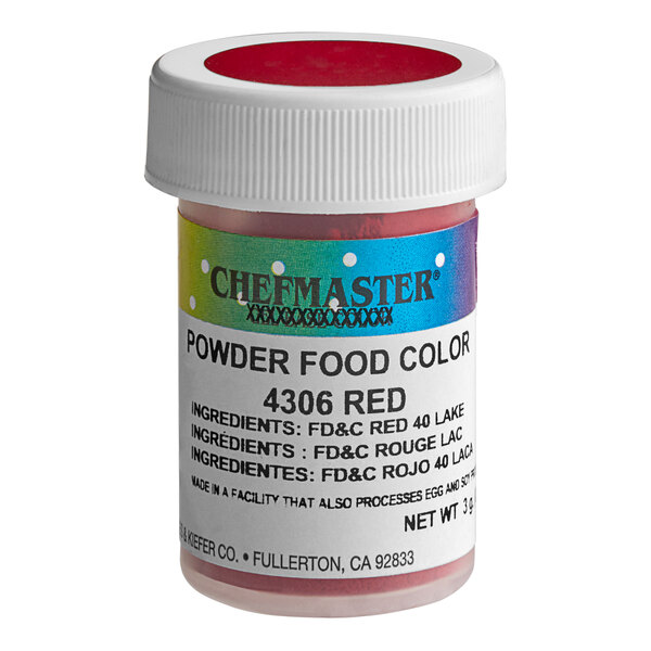 Chefmaster Red Dry Powder Food Color 3 Gram