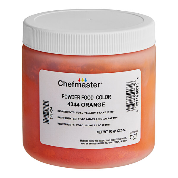 Chefmaster Orange Dry Powder Food Color 90 Gram