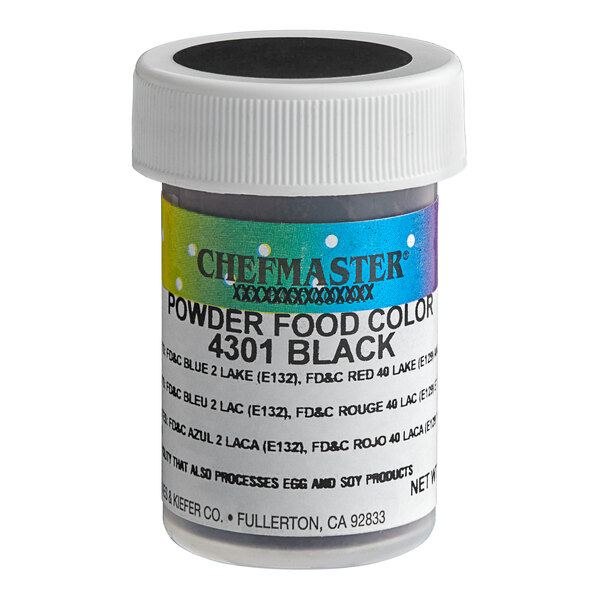 Chefmaster Black Dry Powder Food Color 3 Gram
