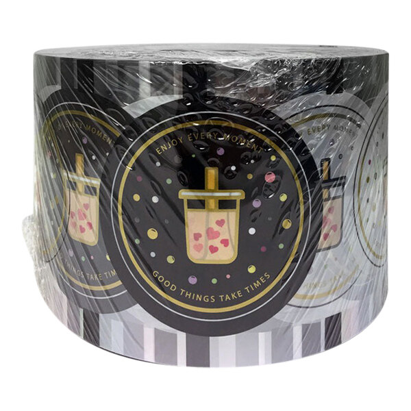 Bossen 450 m Boba Tea Print Sealing Film for 90-98 mm PP Cups