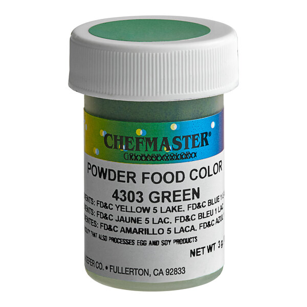 Chefmaster Green Dry Powder Food Color 3 Gram
