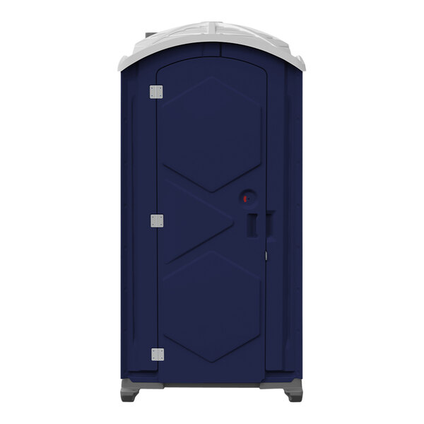 J & J Echo One ET701101X2408 Navy Blue Portable Restroom - Assembled