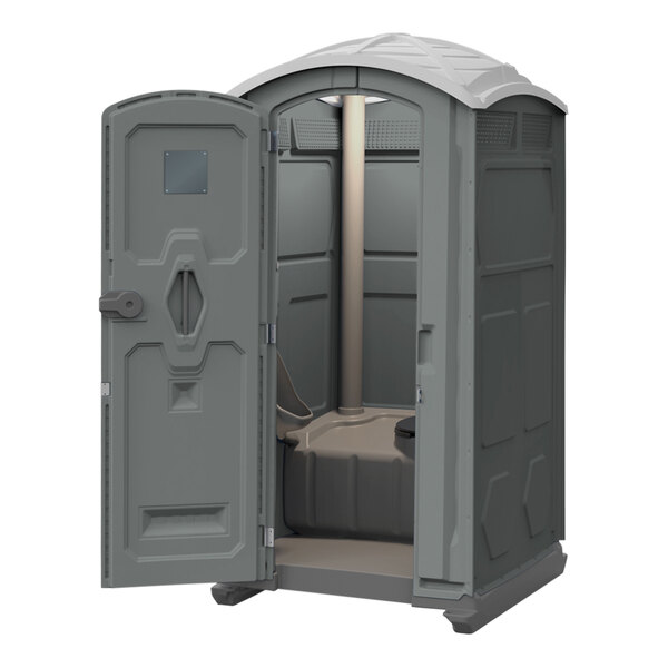 J & J Echo One ET701101X3208 Gray Portable Restroom - Assembled