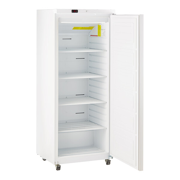 Galaxy GRI-18-RW 30 1/2" White Solid Door Light-Duty Reach-In Refrigerator