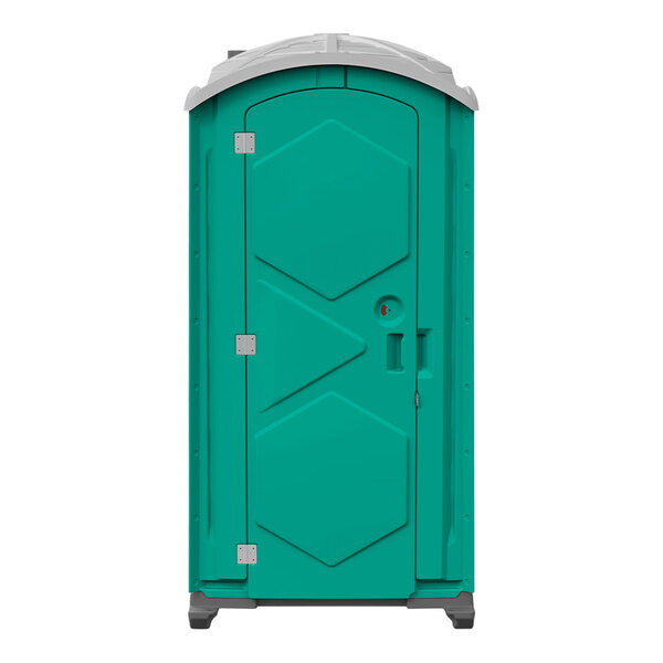 J & J Echo One ET701101X2808 Aqua Portable Restroom - Assembled