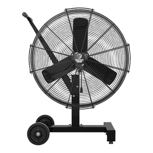 Big Ass Fans AirEye 30" Midnight Black Pedestal / Low Rider Fan - 120V ...