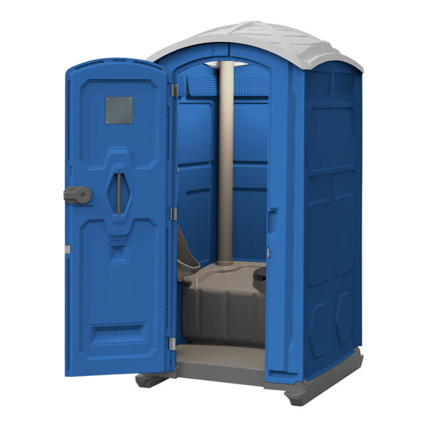J & J Echo One ET701101X3608 Royal Blue Portable Restroom - Assembled