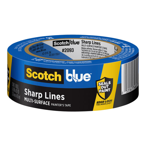 3M ScotchBlue™ 1.4" x 60 Yard Blue Sharp Lines Painter's Tape 70009102081