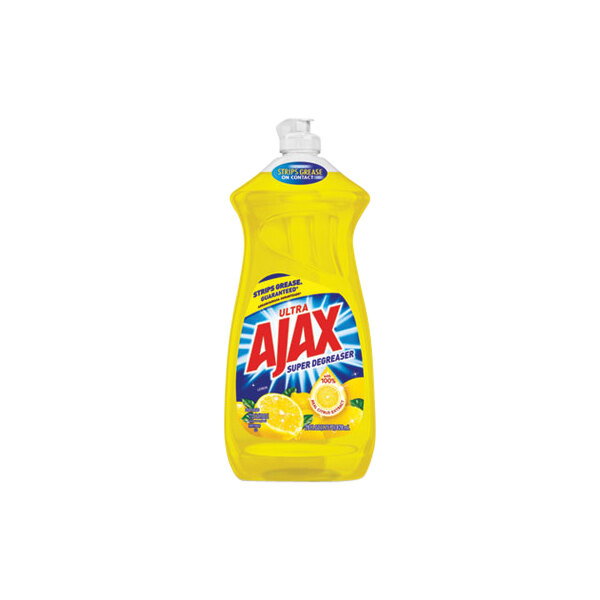 Ajax Ultra CPC44673 28 oz. Lemon Scent Dish Detergent - 9/Case