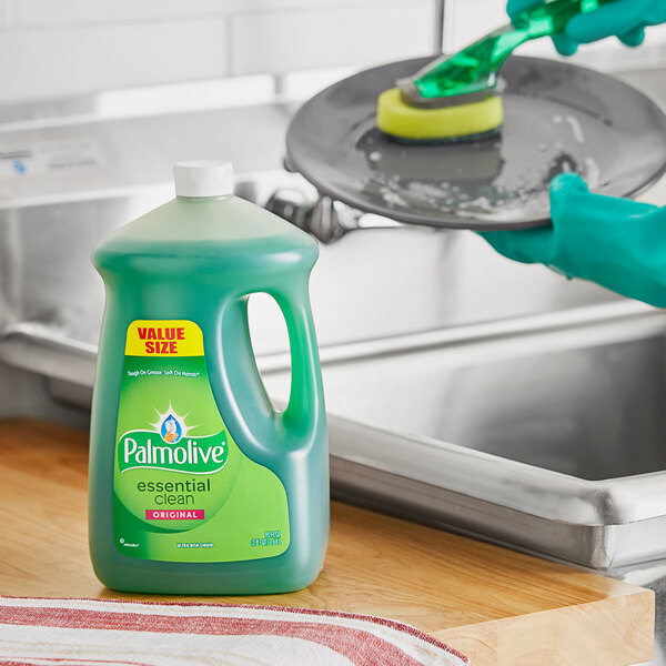 Palmolive Essential Clean CPC46157 90 oz. Original Scent Dishwashing ...