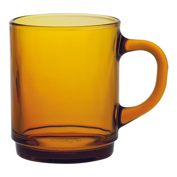 Duralex Versailles 8.75 oz. Stackable Amber Mug - 72/Case