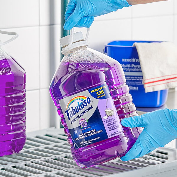 Fabuloso Professional CPC05253EA 1 Gallon Lavender Scent All-Purpose ...