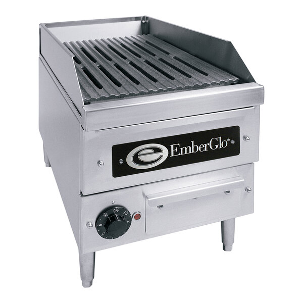 EmberGlo 5700100 E2412 12" Electric Countertop Charbroiler - 240V, 1 ...
