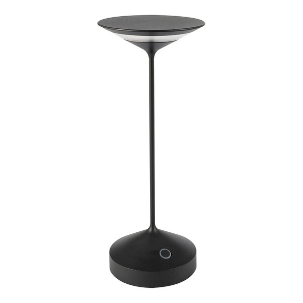 Abert Tempo Mini 7 7/8" Charcoal Rechargeable Table Lamp by Arc Cardinal