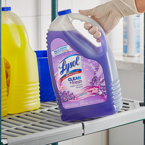 Lysol RAC88786 144 oz. Lavender and Orchid Essence Scent Multi-Surface ...